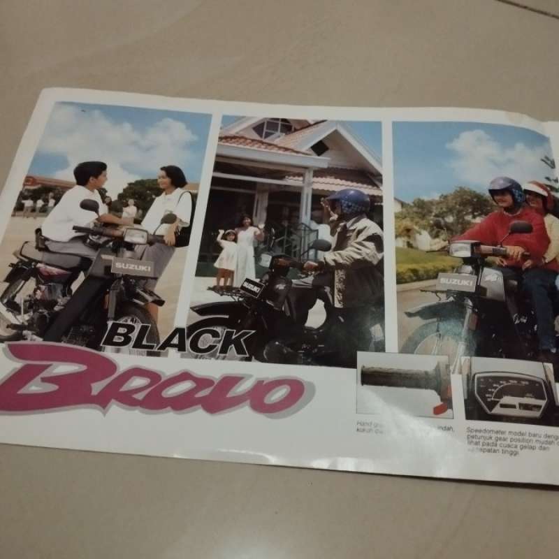 Jual Fs Brosur Suzuki Rc100 Black Bravo Rc 100 Di Seller Noelle ...