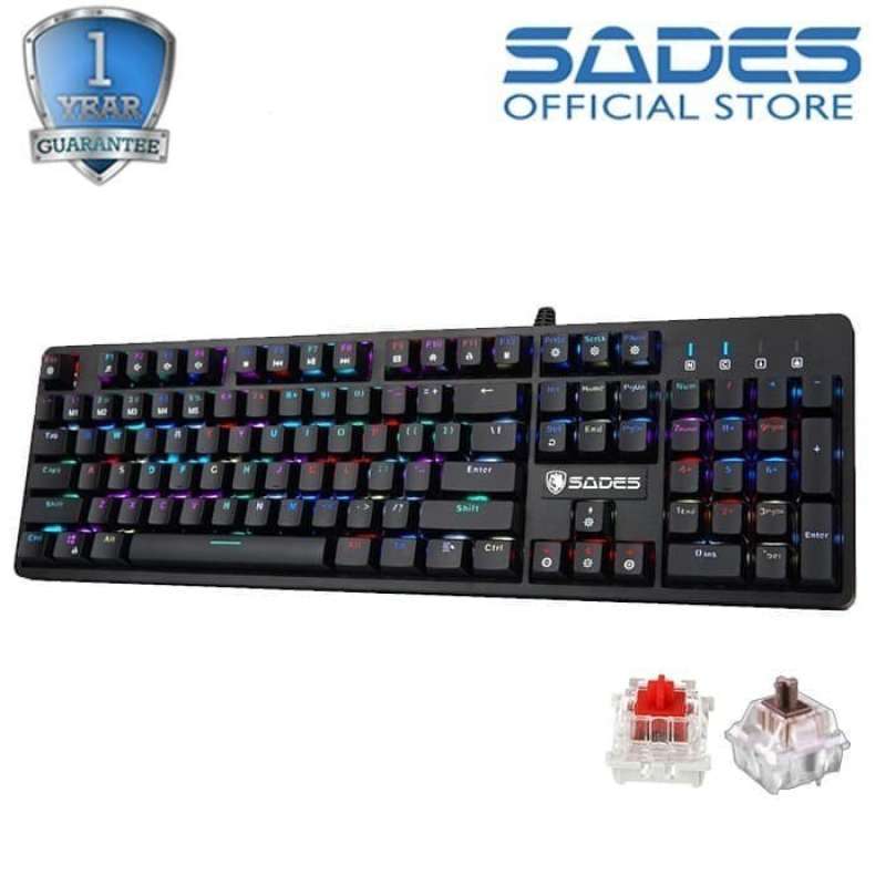Promo 100% Produk Ori Sades Phoenix Mechanical Gaming Keyboard Diskon ...