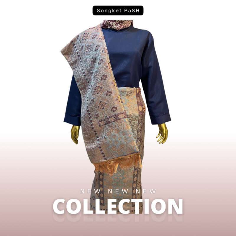Jual Songket Pash - Songket Lepus Rakam Tembaga Khas Palembang Berbagai Macam Warna Dan Motif ...