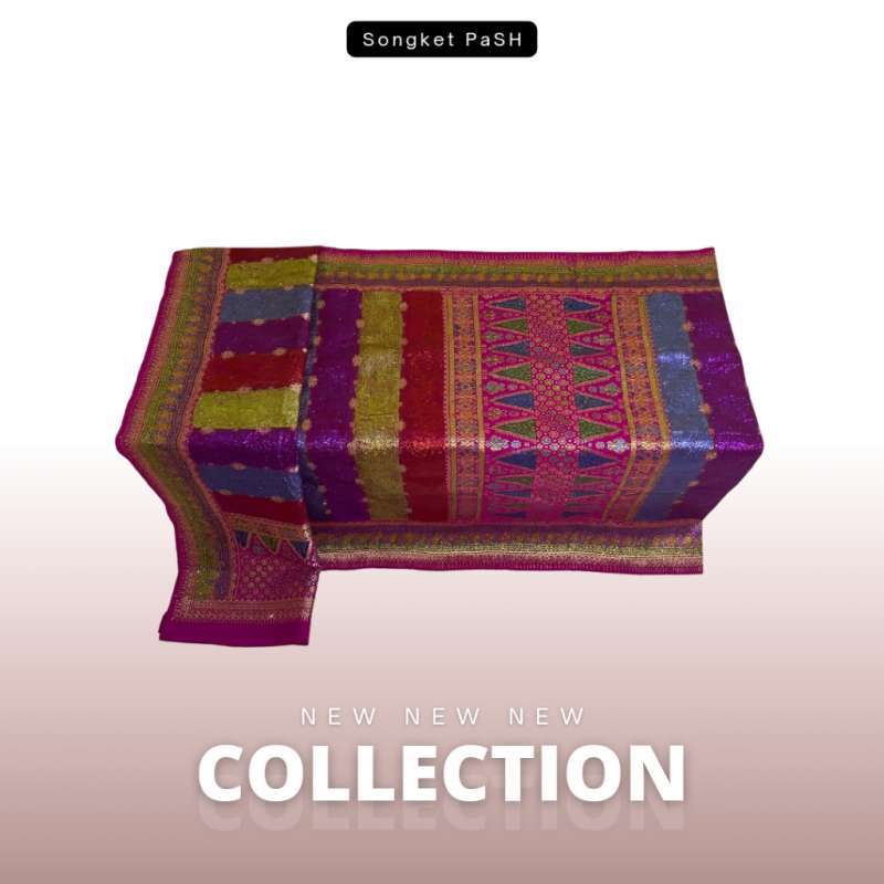 Jual Songket Pash - Songket Palembang Motif Lepus Jeli Tenun Asli Berbagai Macam Warna Di Seller ...