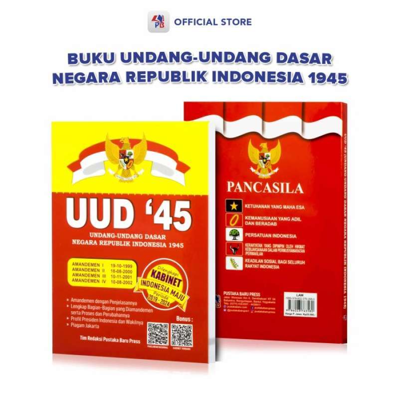 Jual Uud 45 : Undang-undang Negara Republik Indonesia 1945 Terbaru Di Seller Noelle - Cengkareng ...