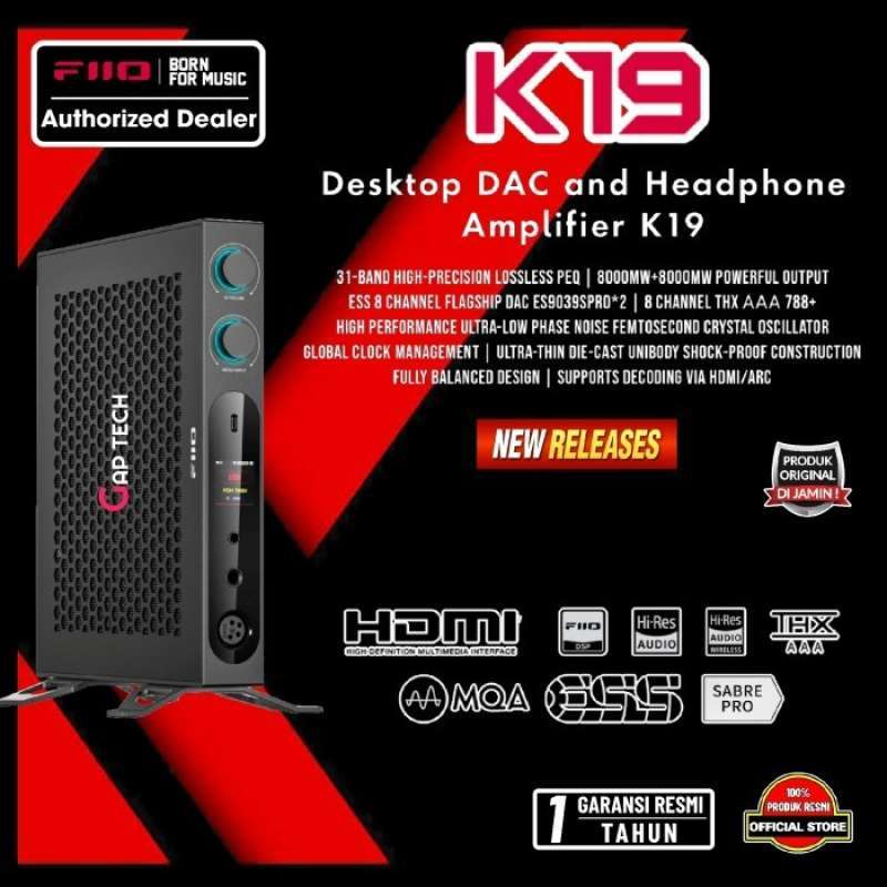 Jual Fiio K19 / K 19 Hi-res Desktop Dac And Headphone Amplifier With ...