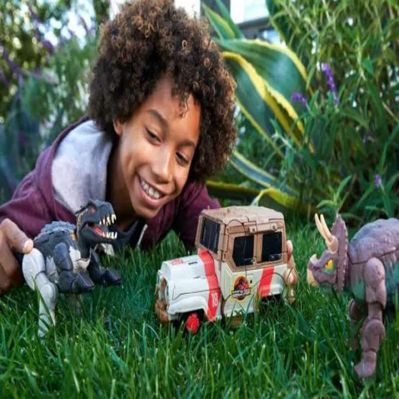 Jual Mattel Jurassic World Tyrannosaurus Rex Fierce Changers Transform ...