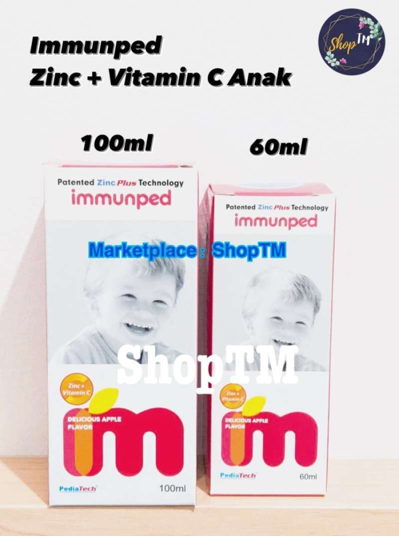 Promo Immunped Singapore 60ml - Vitamin C Plus Zinc Anak Diskon 33% Di ...