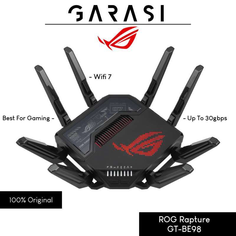 Promo Asus Rog Rapture Gt-be98 Pro First Quad-band Wifi 7 Gaming Router ...