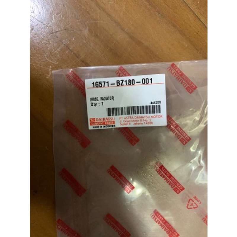 Jual Selang Radiator Daihatsu Gran Max Asli !! Pn: D16571-bz180-001 Di ...