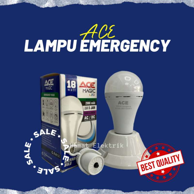 Jual Lampu Emergency Led Emergenci Emergensi Darurat Tahan Lama Ace 12 ...