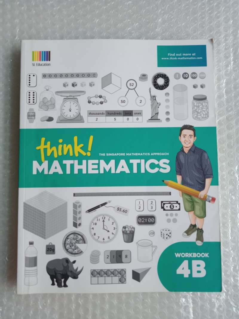 Jual Buku Think Mathematics Textbook Dan Workbook Sd Kelas 4 Di Seller ...