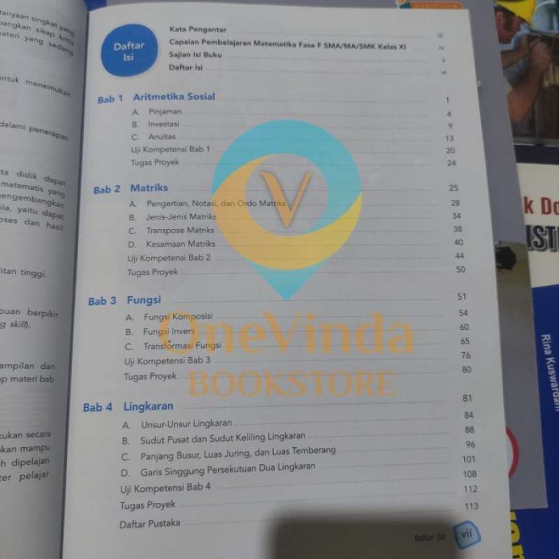 Jual Buku Matematika Sma/smk Kelas Xi K.merdeka - Yogi Anggraena Di ...