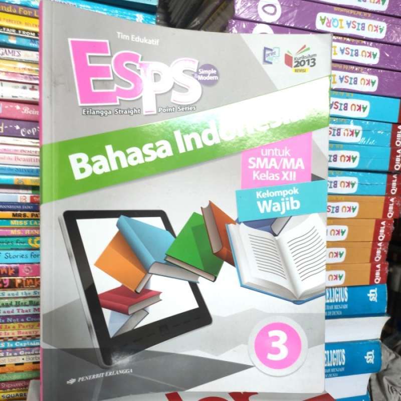 Jual Buku Baru Esps Bahasa Indonesia Kelompok Wajib Kelas 12 Sma K13 ...