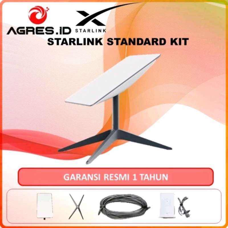Promo [ready Stok] Starlink Internet Kit Satellite Antenna & Wifi Router Kit Bnib Garansi Resmi ...