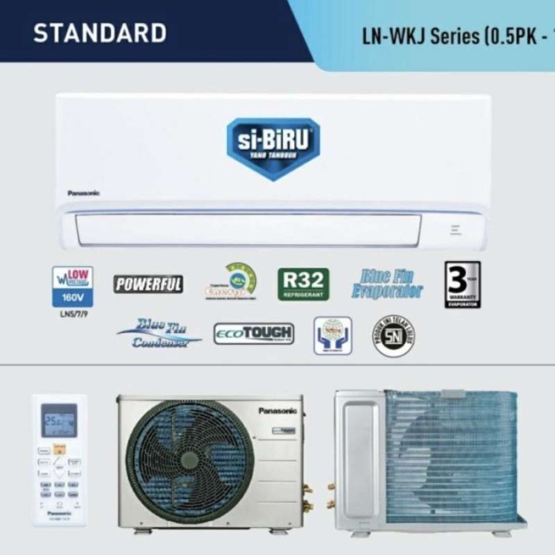 Promo Ac Split 1pk Ln9wkj Si Biru Low Voltage R32 Ln09wkj 1 Pk Diskon 2 ...
