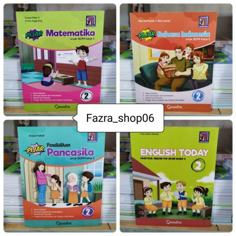 Jual Ori Paket Buku Kerja Pijar Sd Mi Kelas 2 Kurikulum Merdeka Quadra Di Seller Hachi ...