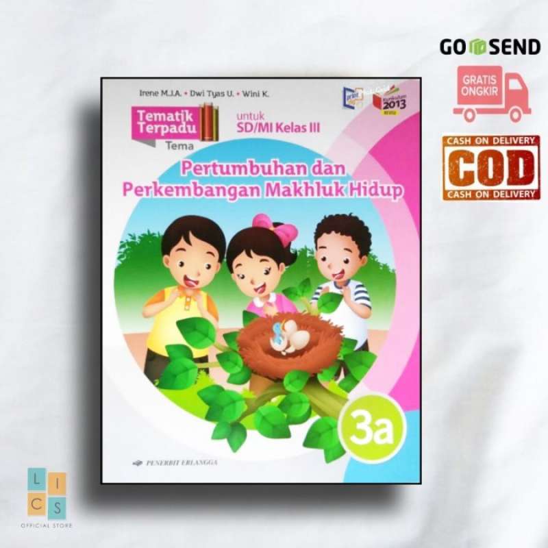 Jual Buku Tematik Terpadu Sd Kelas 3a 3b 3c 3d 3e 3f 3g 3h Kur K13 ...