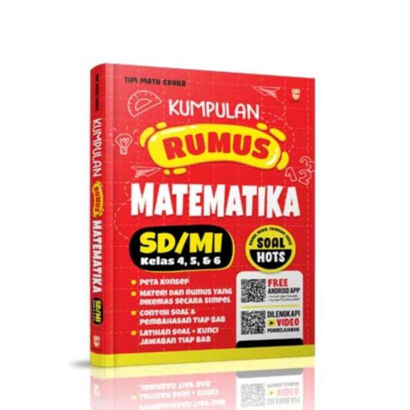 Jual Buku Kumpulan Rumus Matematika Sd/mi Kelas 4, 5, 6 Oleh Tim Math ...