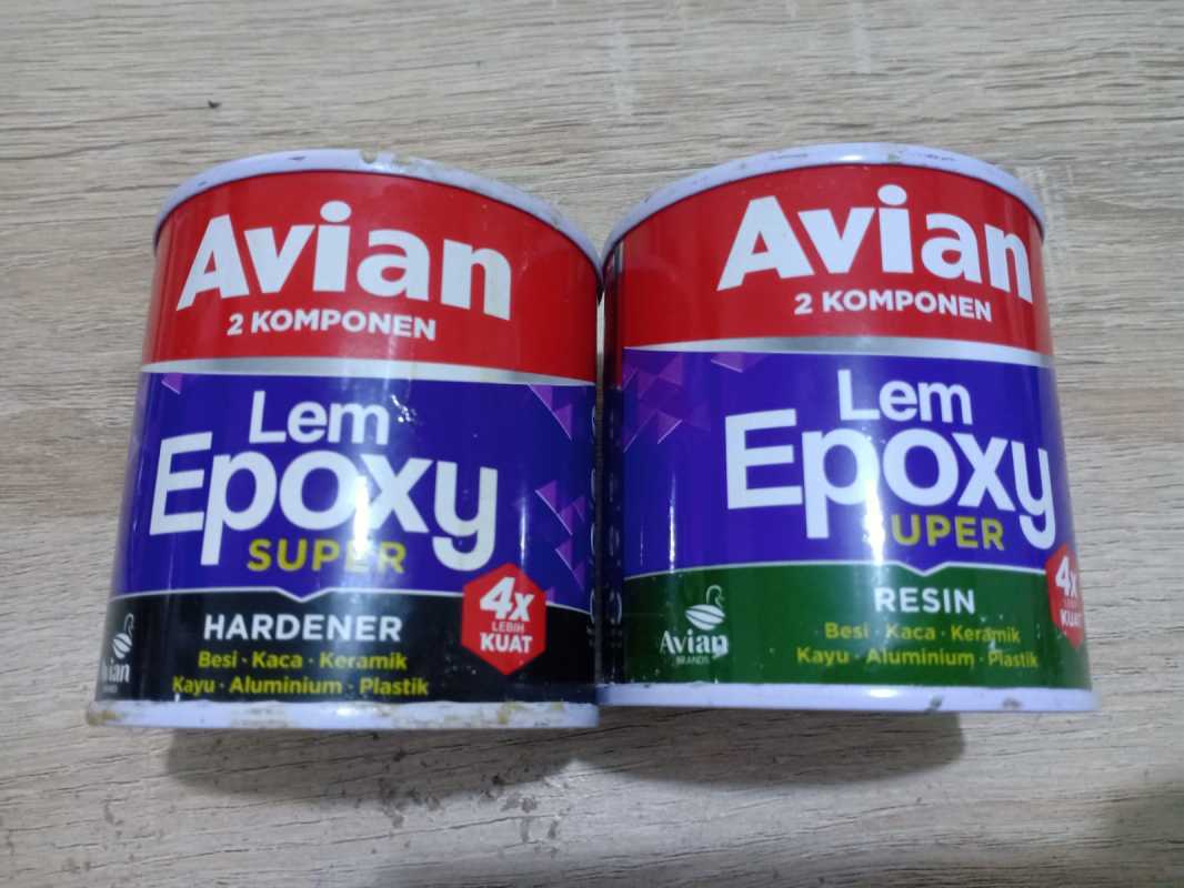 Jual Lem Epoxy Avian 2 Komponen Resin + Hardener 340 Cc Di Seller Muncul Jaya Material ...