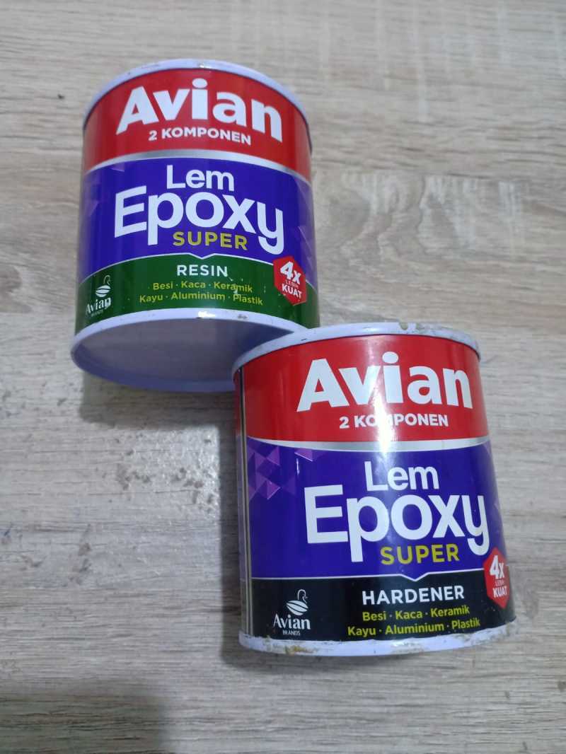 Jual Lem Epoxy Avian 2 Komponen Resin + Hardener 340 Cc Di Seller Muncul Jaya Material ...
