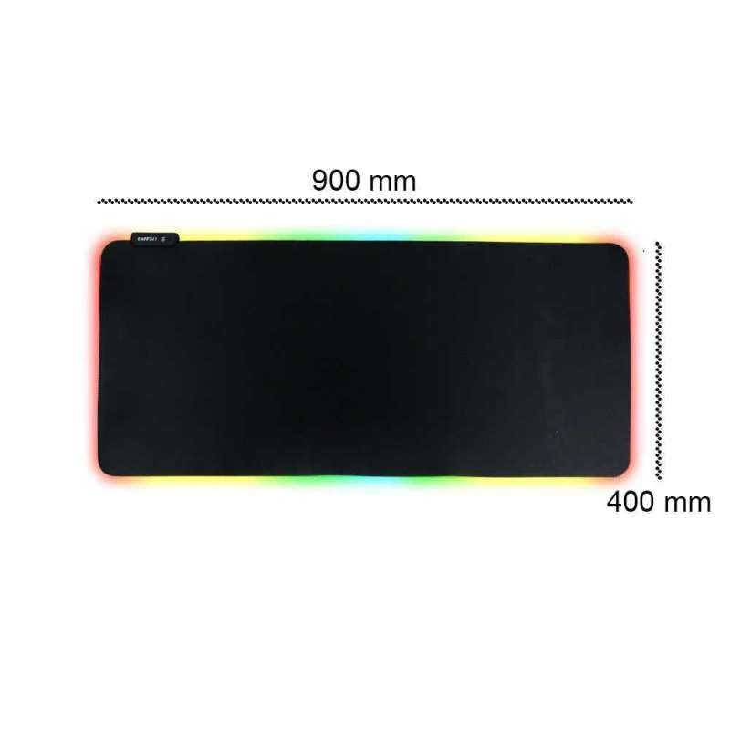 Promo Gaming Mouse Pad Xl Rgb Led 900x400x4mm Gms-wt5 Mouse Gaming ...