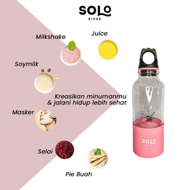 Promo Solo River Blender Juicer Portable Buah Dan Sayur Praktis New ...