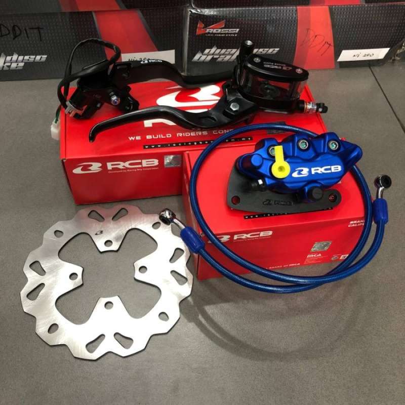 Promo Paketan Master Rem Rcb E2 14mm+selang 90cm+disc/piringan+kaliper ...