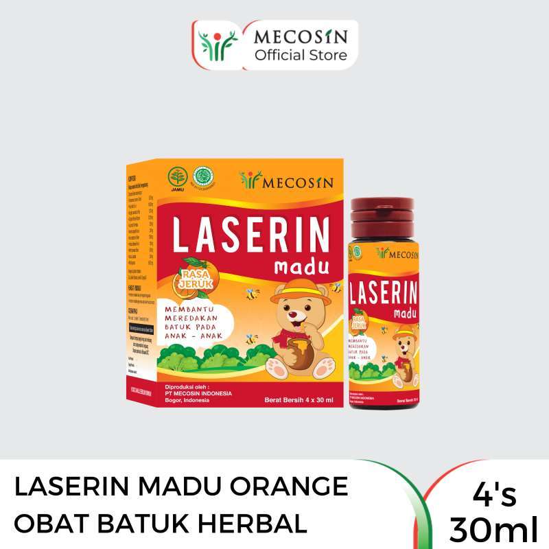 Promo Laserin Madu Rasa Jeruk / Laserin Obat Batuk Anak / Obat Batuk ...
