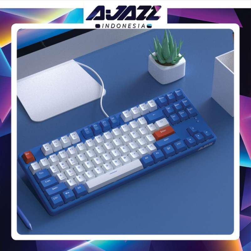 Jual Ajazz Ak871 / Ak-871 Tkl Wireless Mechanical Gaming Keyboard Dual Mode Di Seller Clover ...