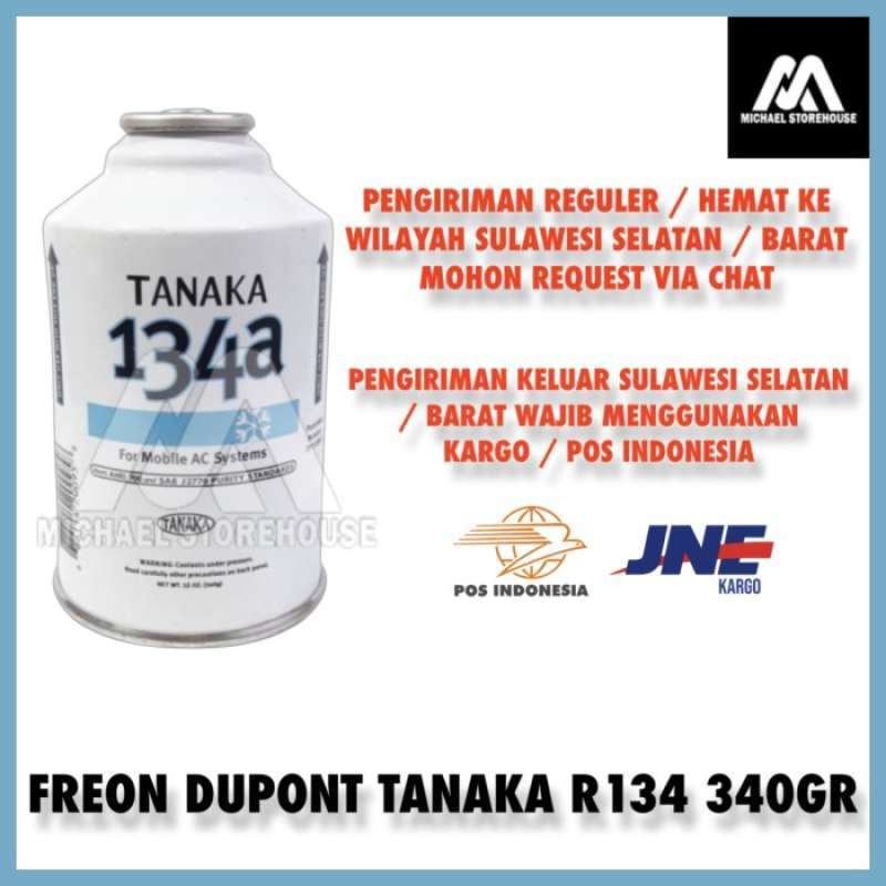 Jual Freon R134a Dupont Tanaka 340g Di Seller Jete Store - Cengkareng ...