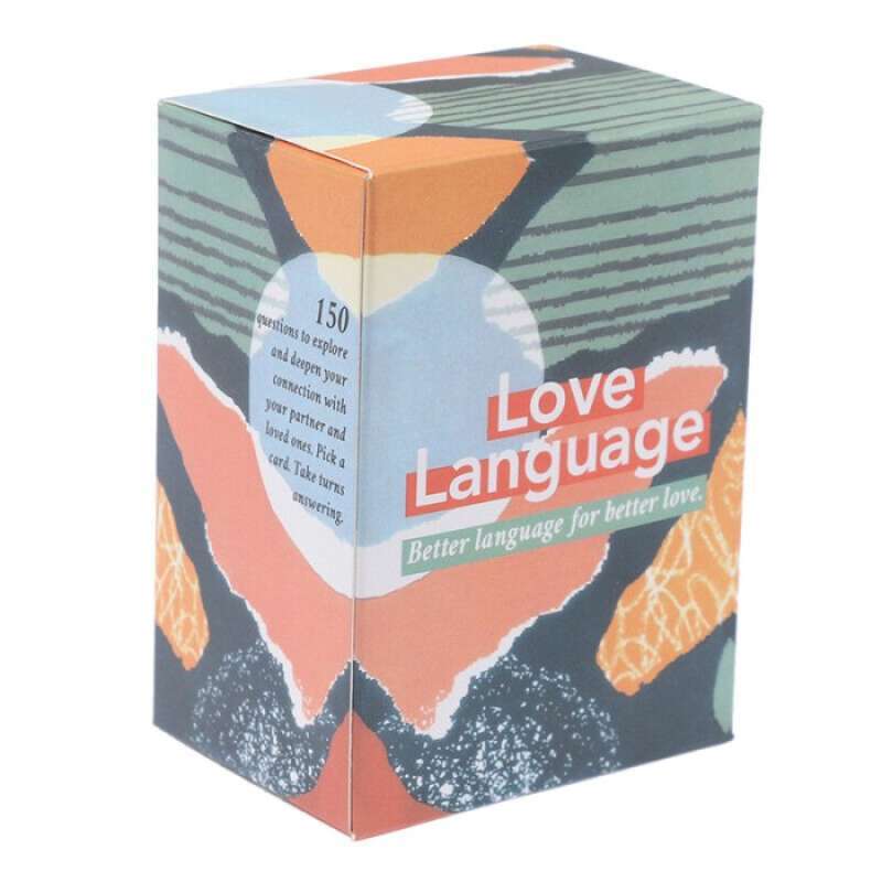 Promo Love Language Card Game Conversation Beginner Question Couple ...