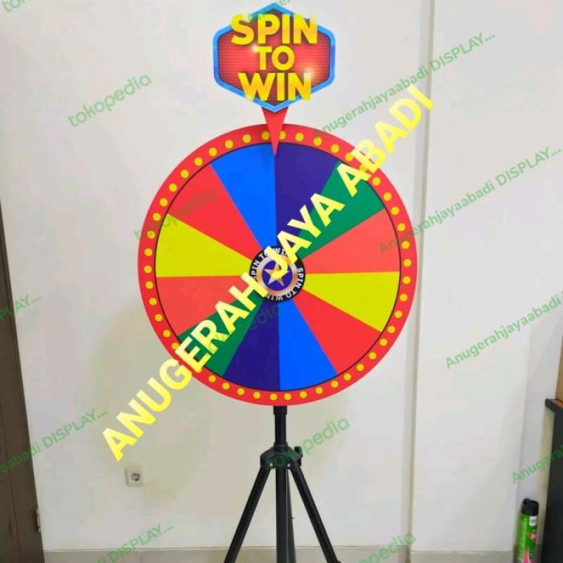 Promo Roda Undian 80/wheel Of Fortune/roulette Khusus Kirim Gojek ...