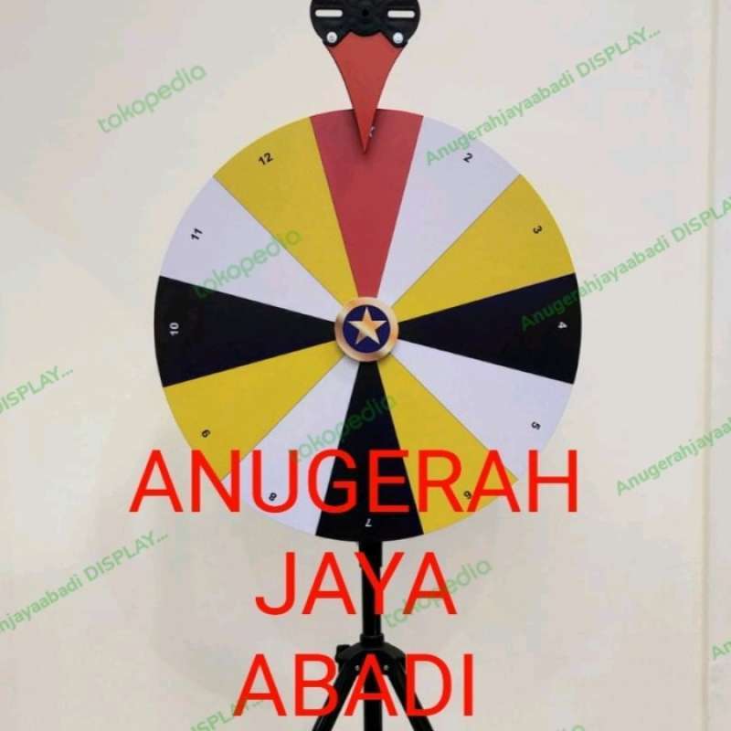 Promo Roda Undian 80/wheel Of Fortune/roulette Khusus Kirim Gojek ...