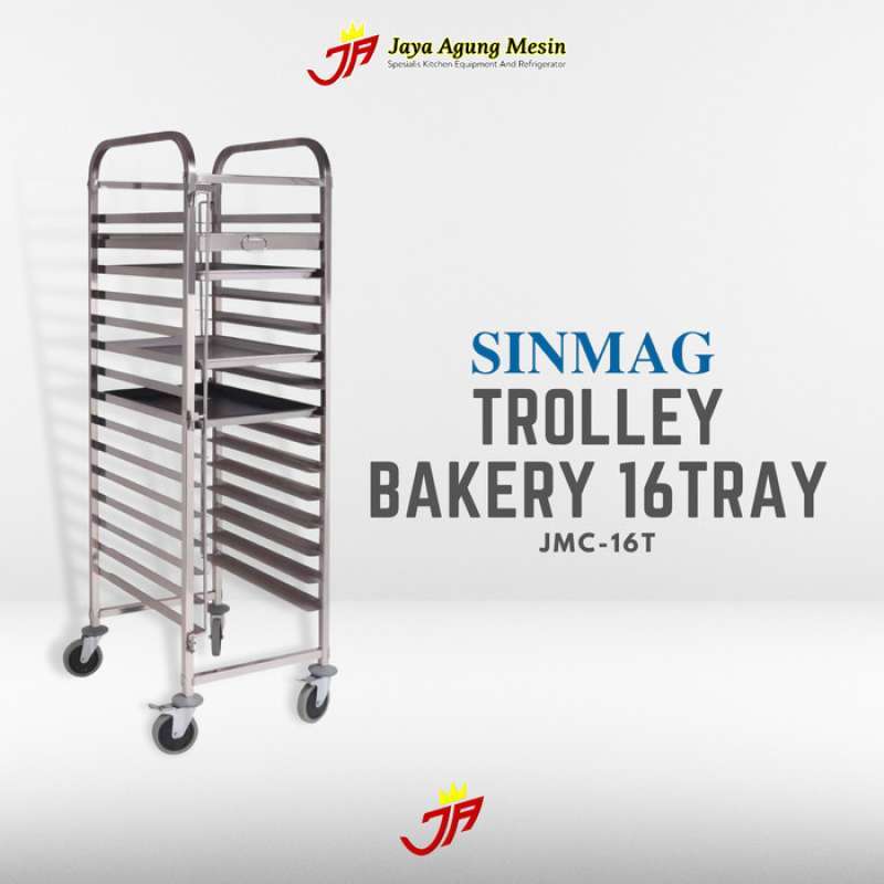 Jual Trolley Bakery Sinmag/ Trolley Roti Sinmag 16 Tray Di Seller Shin ...