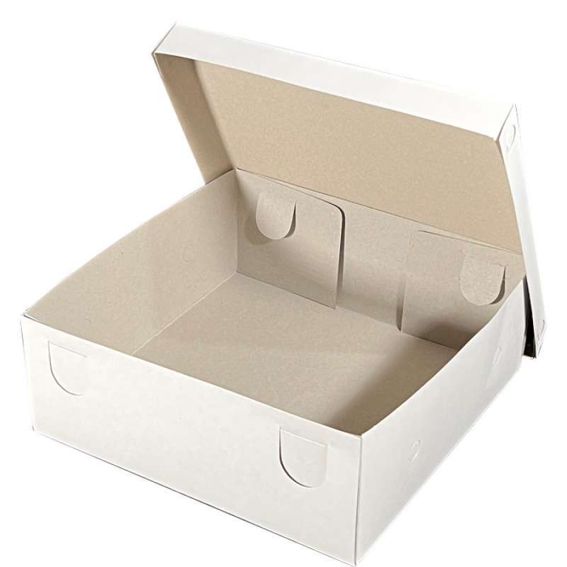 Jual Erapack Dus Nasi Kotak (nasi Box) Putih Polos Isi 50pcs Di Seller ...