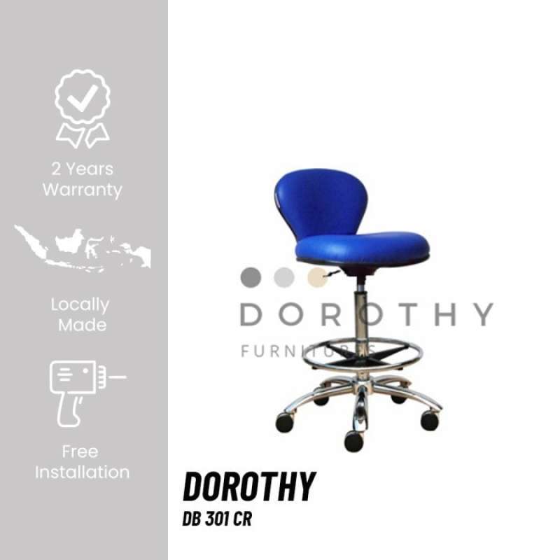 Promo Kursi Kerja Kantor Bar Multifungsi Dorothy Db 301 Cr ( Luar Kota ...