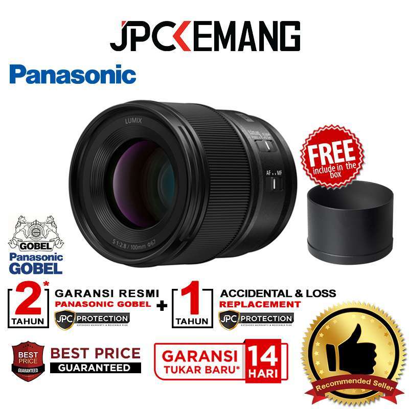 Promo Jpc Kemang Panasonic Lumix S 100mm F2.8 Macro L Mount 100 Mm F/2. ...