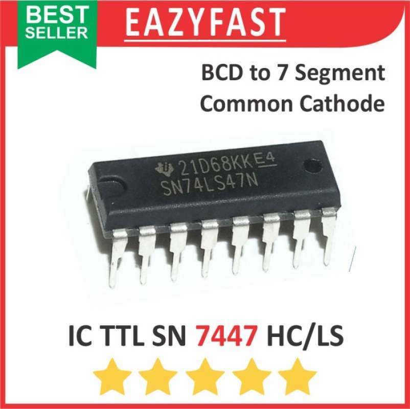 Jual Ic Ttl Sn 7447 N Hc Ls Dip Decoder Bcd To 7 Seven Segment Ca ... Jual Ic Ttl Sn 7447 N Hc Ls Dip Decoder Bcd To 7 Seven Segment Ca ...