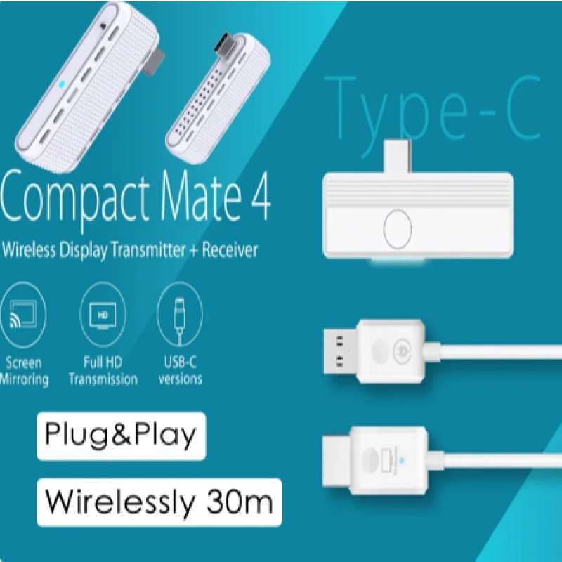 Jual Type C Wireless Display Adapter Cable Usb-c To Hdmi Video ...