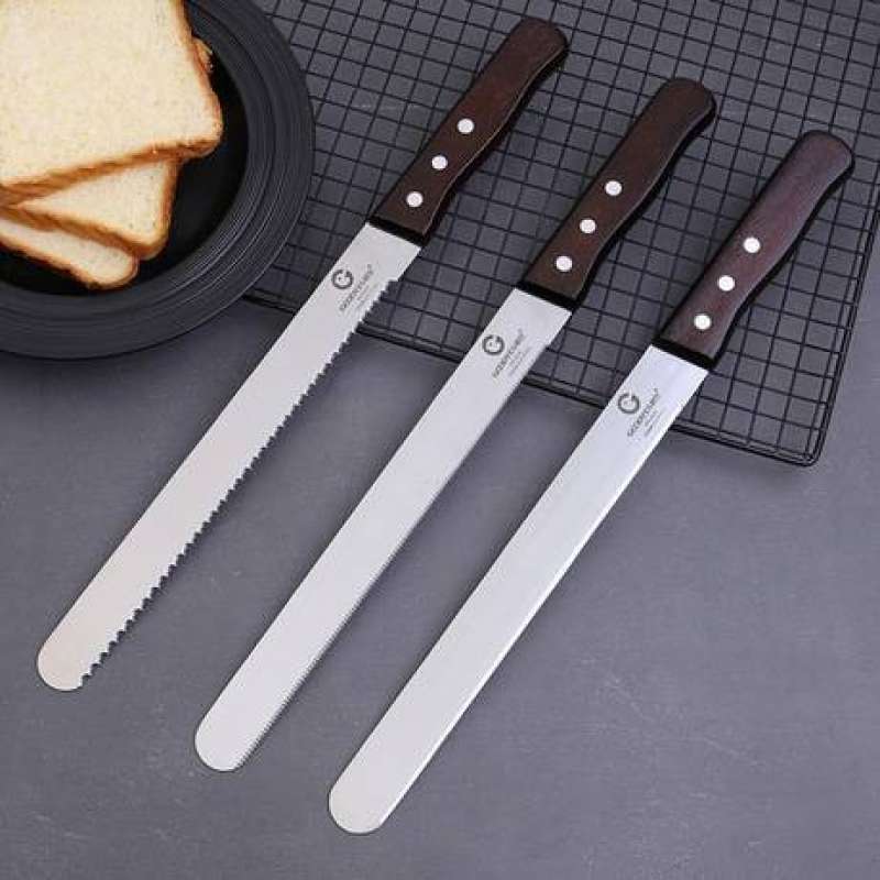Jual Goodyes Stainless Bread Knife 10inch / Pisau Potong Roti Gagang ...