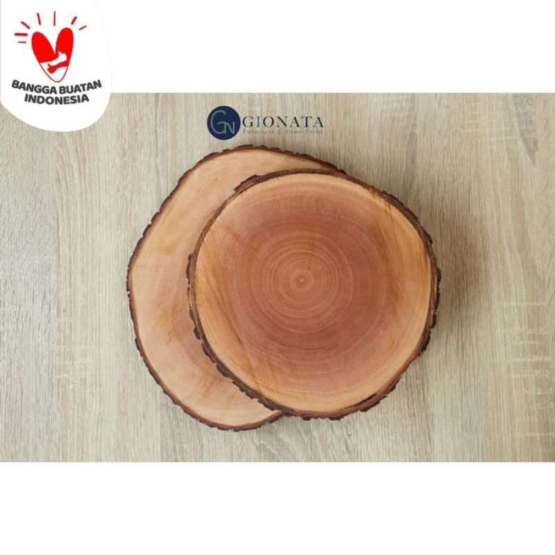 Jual Large Wooden Slice / Potongan Kayu Besar / Tatakan Kayu / 25-30cm ...
