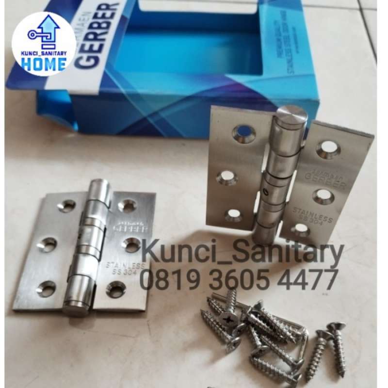 Promo Engsel Jendela Bahan Stainless Tebal 3 Inch Gerber / Engsel 3 ...