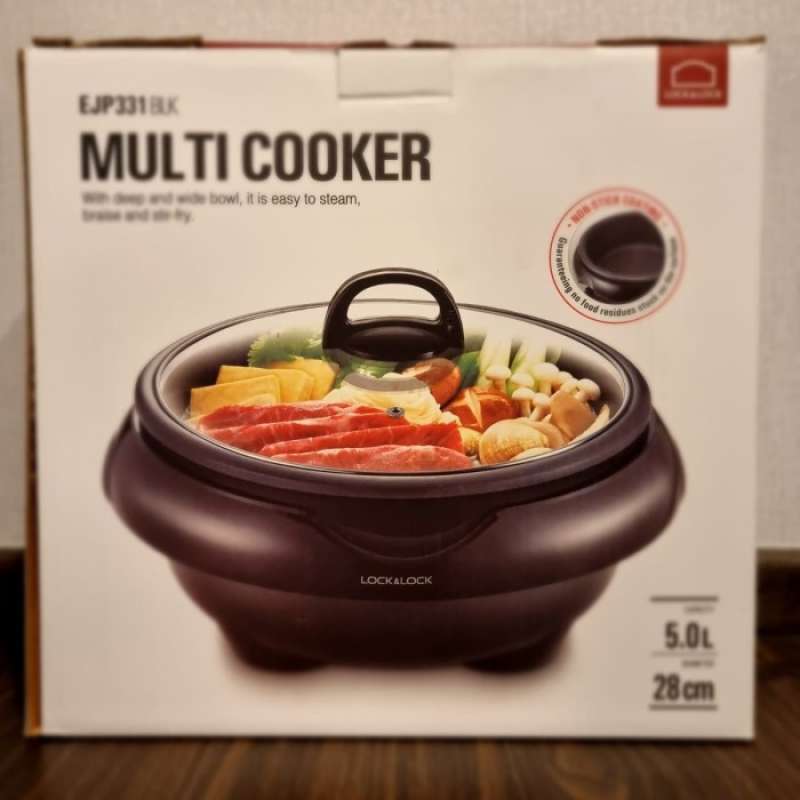 Promo Locknlock Multi Cooker Ejp 331 - Black Diskon 50% Di Seller ...