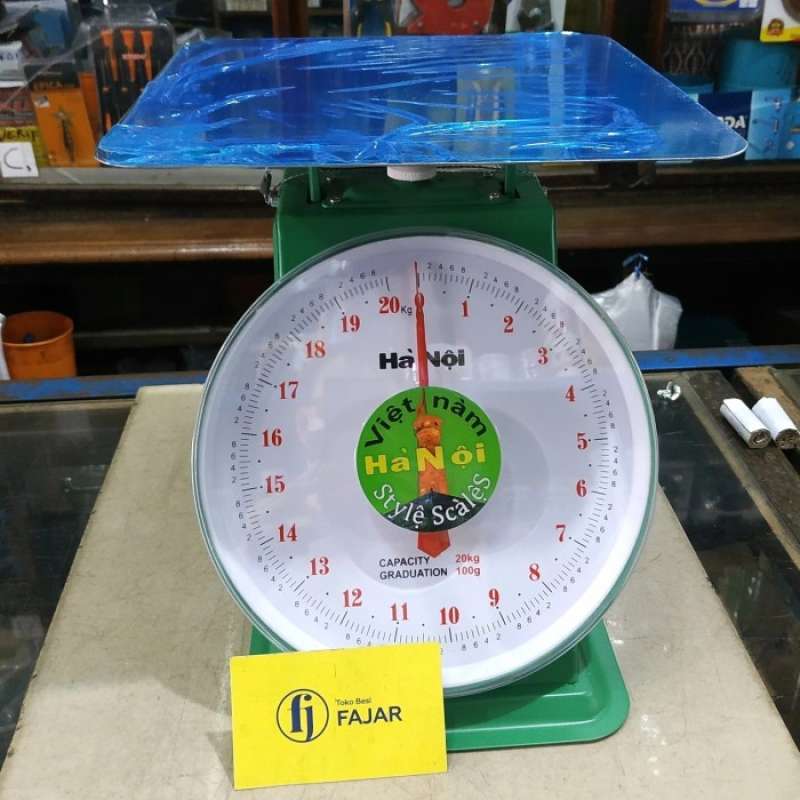 Jual Timbangan Duduk Vietnam 20 Kg / Timbangan Jarum Pegas Model Rata Di Seller Shin Store ...