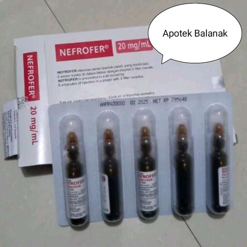 Jual Nefrofer/20mg/fe-sucrose/injeksi/1 Ampulan Di Seller Apotek ...