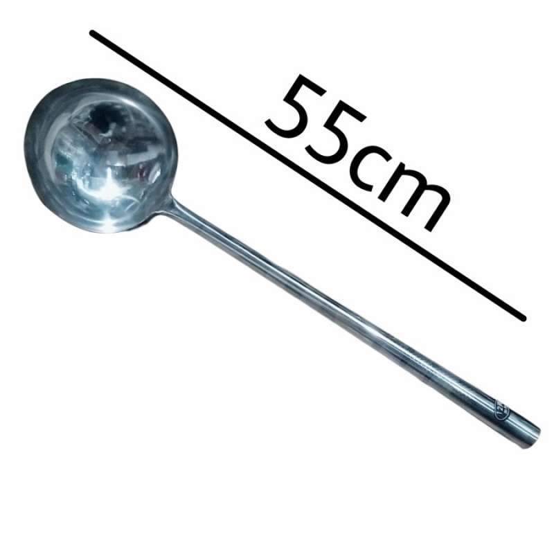 Jual Centong Sayur Stainless Irus Sendok Sop Jumbo Besar 55 Cm Sutil ...