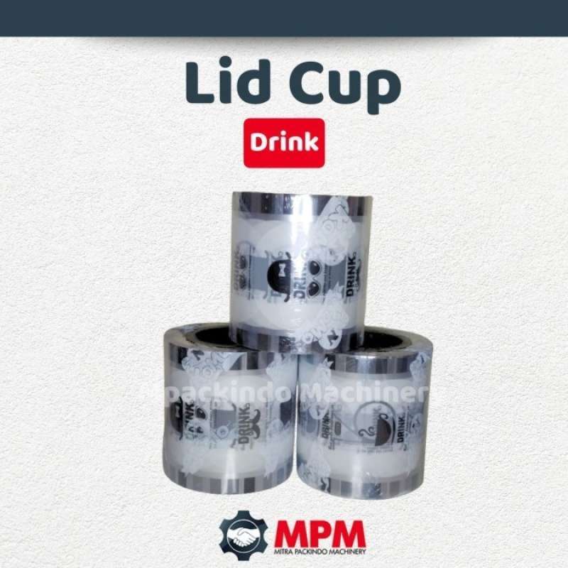 Jual Plastik Lid Cup Seal Polos Roll Sensor Penutup Gelas Pop Ice ...