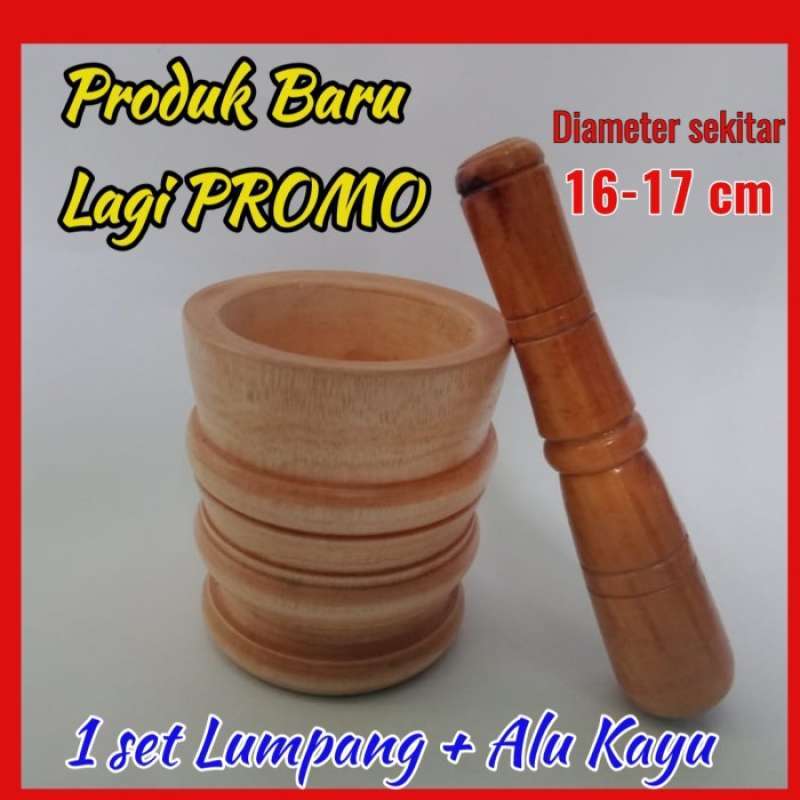 Jual Lumpang Kayu + Alu Tumbukan - Jumbo Di Seller Shin Store ...