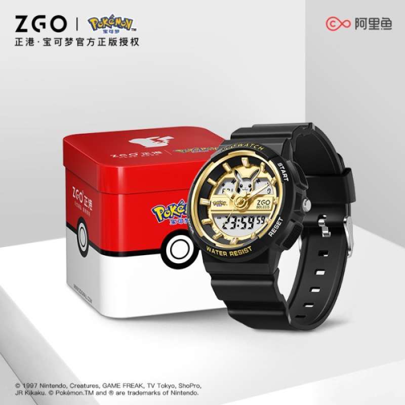 Jual Jam Tangan Pokemon Pikachu Watch Zgo Original Digital Di Seller ...