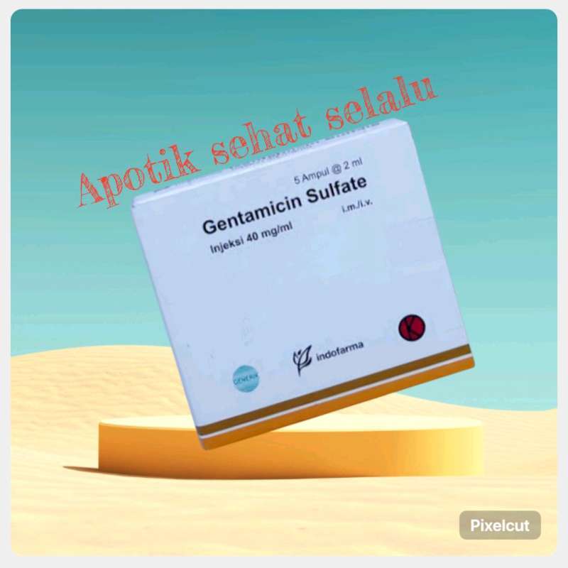 Jual Indofarma Asli Gentamicin Injeksi Obat Resep Doktet [5 Ampul/box ...