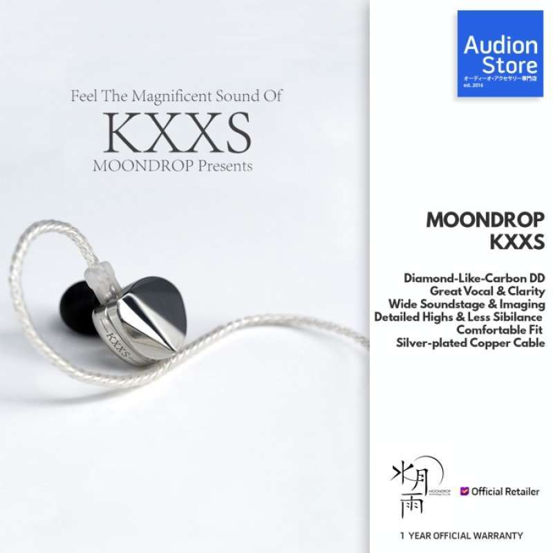 Promo Moondrop Kxxs Flagship Diamond-like-carbon Diaphragm 0.78mm 2pin ...