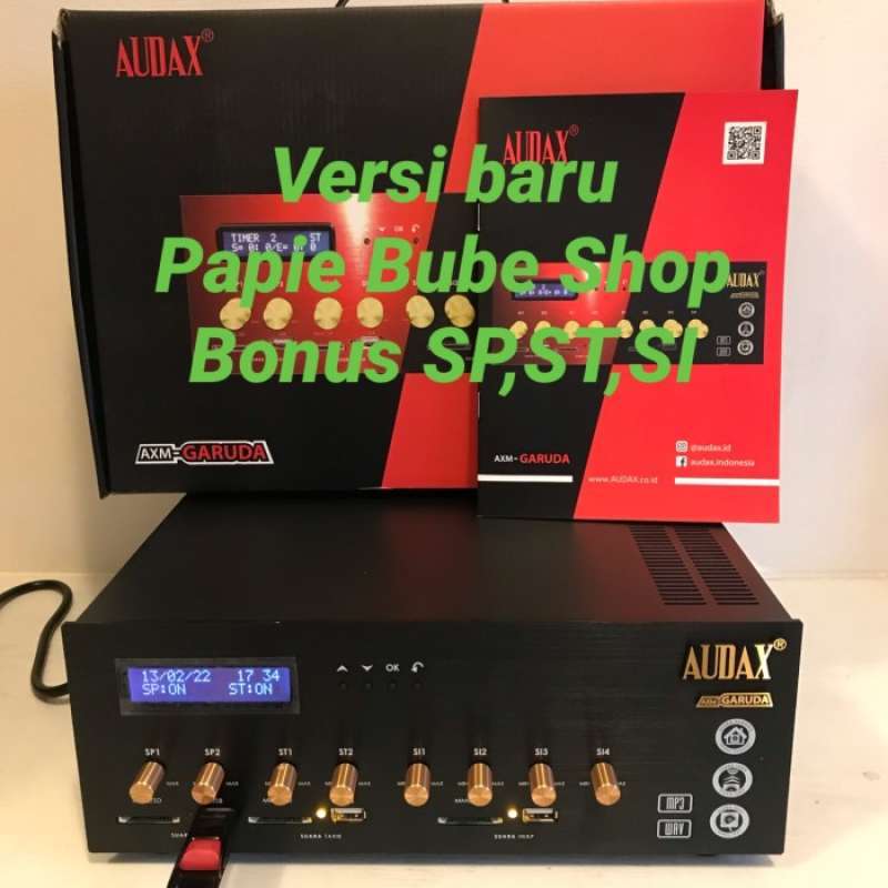 Promo Ampli Audax Axm Garuda Mesin Panggil Walet Diskon 23% Di Seller Indah Purnama Tech - Tegal ...