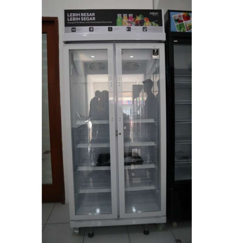 Jual Aqua Japan Showcase Aqb-568 4 Rak 455l Display Cooler Low Watt ...